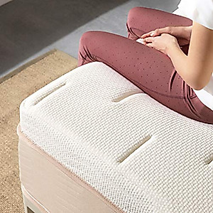 Mellow 14 Inch HAVN Memory Foam Mattress, Made in USA, CertiPUR-US Certified Non-Toxic Foams, Oeko-TEX Certified Eco Cover, Bamboo Charcoal Odor and Moisture Control, Quilted Comfort Top, Queen