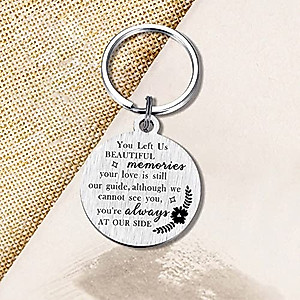 Resdink Brother Memorial Gifts, Memory Gift for Loss of Brother, Sympathy Gifts for Loss of Brother Bereavement Grief Keychain, in Remembrance of Brother Died Gift, Grave Decoration Memorial Brother
