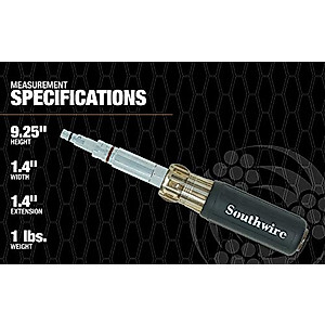 Southwire 65028701 Southwire ND6N1HD 6-in-1 Heavy Duty Nut Driver.