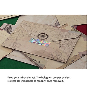 700 Tamper Proof Stickers, Tamper Evident Stickers. Genuine Original Holographic Security Seal, Tamper Resistant Hologram Foil Tape Feature with Serial Numbers. Strong Adhesive. (700 Stickers)