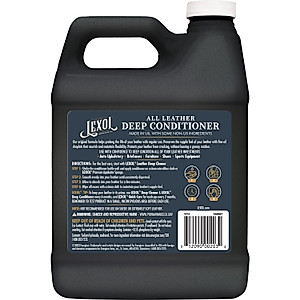 Lexol All Leather Conditioner that Preserves, Prolongs and Protects, 1-Liter, Black