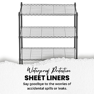 4 Pack of Shelf Liner Measure 11.75” x 47” which Fits 12" x 48" Wire Shelf and Closet Transparent, Clear Matte Finish, Durable, Non-Adhesive and Unrolled Flat Shelf Liners