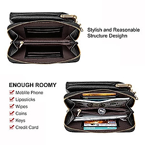 LOVEVOOK Crossbody Cell Phone Purses for Women Lightweight Shoulder Bags Card Holder Wallet Purse