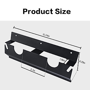 Ansonation Angle Grinder Holder, Angle Grinder Stand Storage Rack with Cord Hook, Tool Wall Mount Bracket for Angle Grinders, Waxing Machines, Polishers