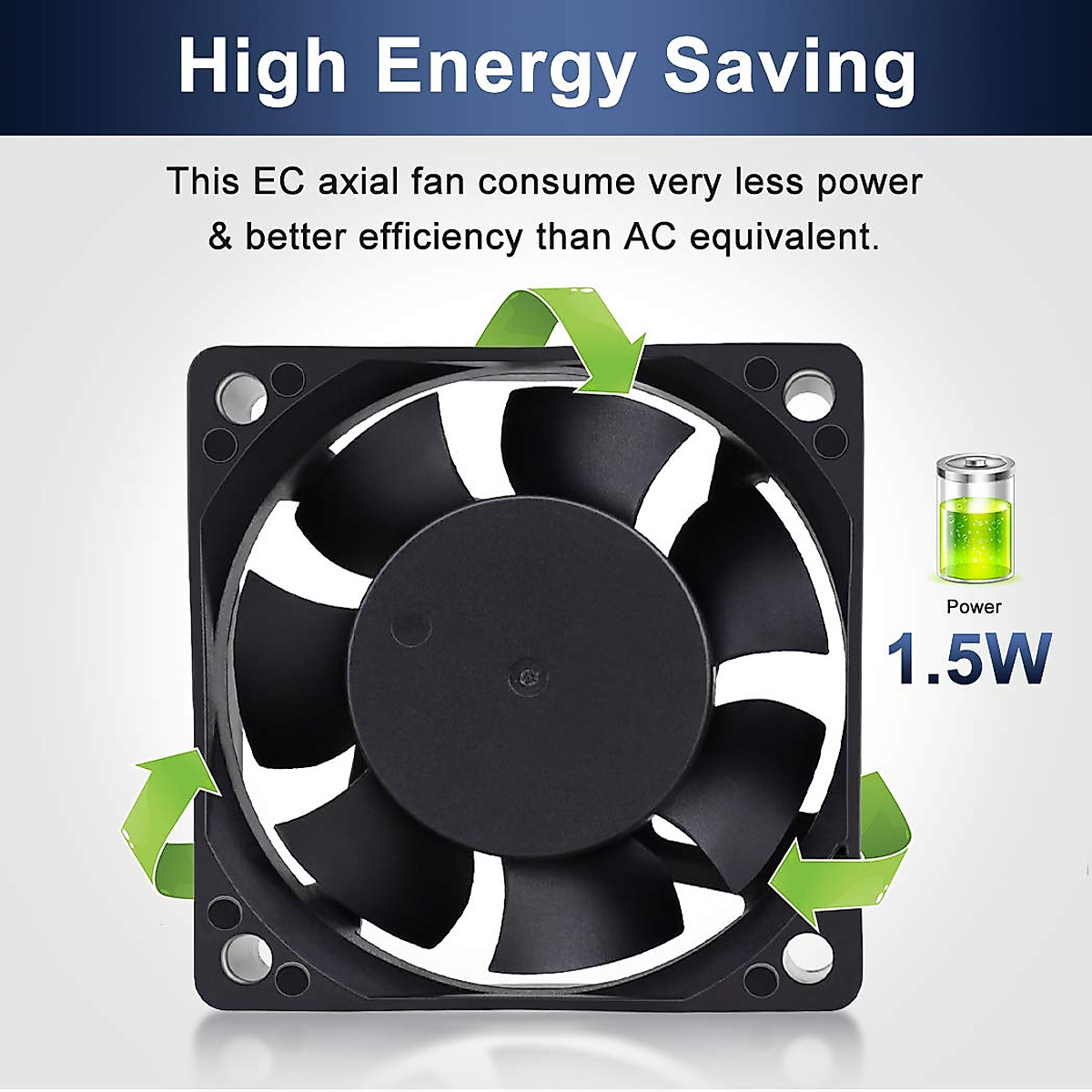 Wathai EC Brushless Cooling Fan AC 110V 115V 120V 220V 240V Axial Fan Ball Bearing 60mm x 25mm