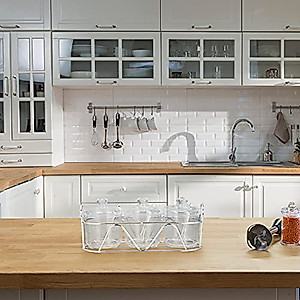 Cabilock Cocktail Shaker Set Mini Containers Spices Set Kithen e Box ondime Se t Sa Bo Stoage Bin with a fo Kithen o Ba Home Mini Containers Spices Set Small Containers