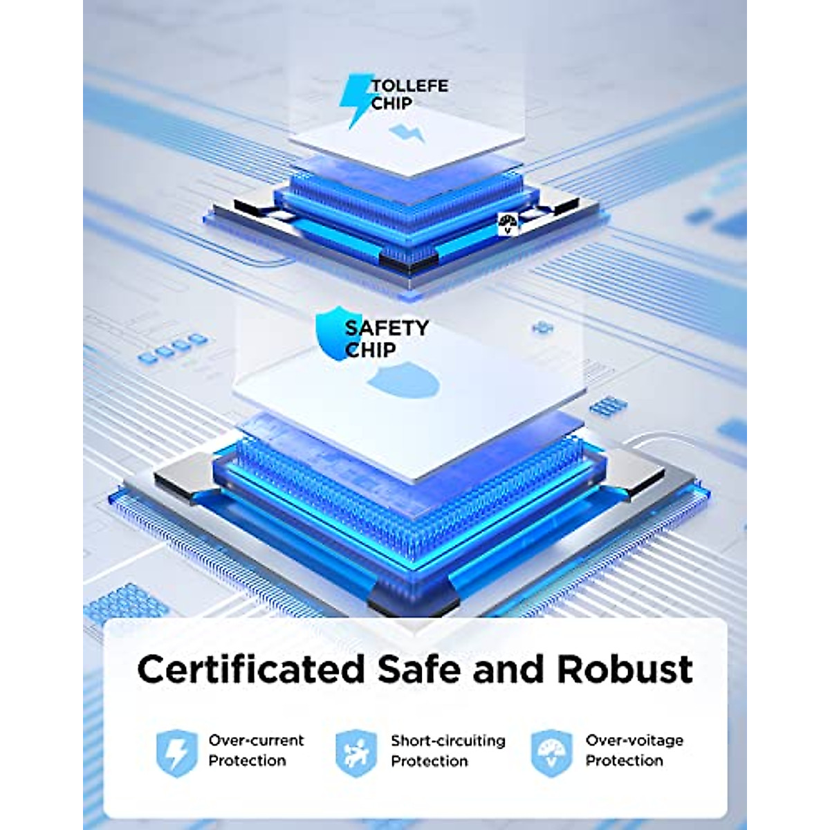 Car Charger, TOLLEFE 24W 4.8A Dual Port Cigarette Lighter Fast USB Car Charger RGB LED Light Car Charger Adapter Compatible with iPhone 14 Pro Max/13/12/11,Samsung S22/S21/S10/S9/S8