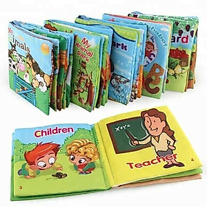 LmtLessDeals Baby Soft Cloth Books Baby Books Safety Fabric Baby Book Set 3 Pack Gift Set