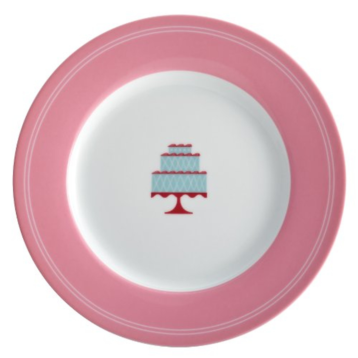 Cake Boss Serveware Dessert Plate Set, 4 Piece, Print