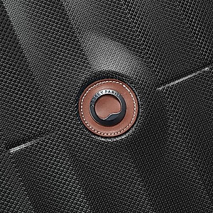 DELSEY PARIS St. Tropez Hardside Expandable Luggage with Spinner Wheels, Black, Carry-on 21 Inch