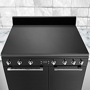 KOZYLAND Stove Cover - Stainless Steel Stove Top Cover Board, Heat Resistant Gas Stove Cover, Black Stove Top Covers for Counter Space, Sink, RV and Electric/Gas Stove Tops (30"L x 22" W x 2.5''H)