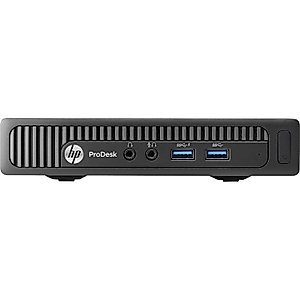 HP Prodesk 600-G1 Business PC, Intel I3-4160T/CI3, 3.1 GHz, 500.0 GB, Intel HD4400/IGP, Windows 10 Pro-64 Bit, Black
