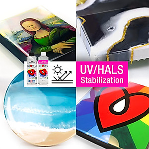 ArtResin - Epoxy Resin - Clear - Non-Toxic - 16 oz (8 oz Resin + 8 oz Hardener) (474 ml)