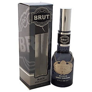 Faberge Cologne Spray, Brut Black, 3 Ounce