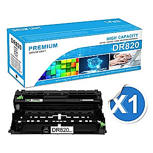 DR820 Drum Unit Compatible DR-820 Black Replacement for Brother DR820 DR-820 for Brother DCP-L5500DN L5600DN L5650DN MFC-L6700DW L6750DW L5700DW L5800DW L5900DW Printer Drum.(Black 1 Pack)
