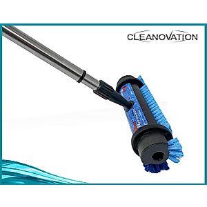 Cleanovation Rug Renovator Floor Scrub Brush with Long Handle, Scrape Brush Stiff Bristle Scrubber, Cleaning for carpet pet stains and odors, 32 Fl oz Carpet Shampoo