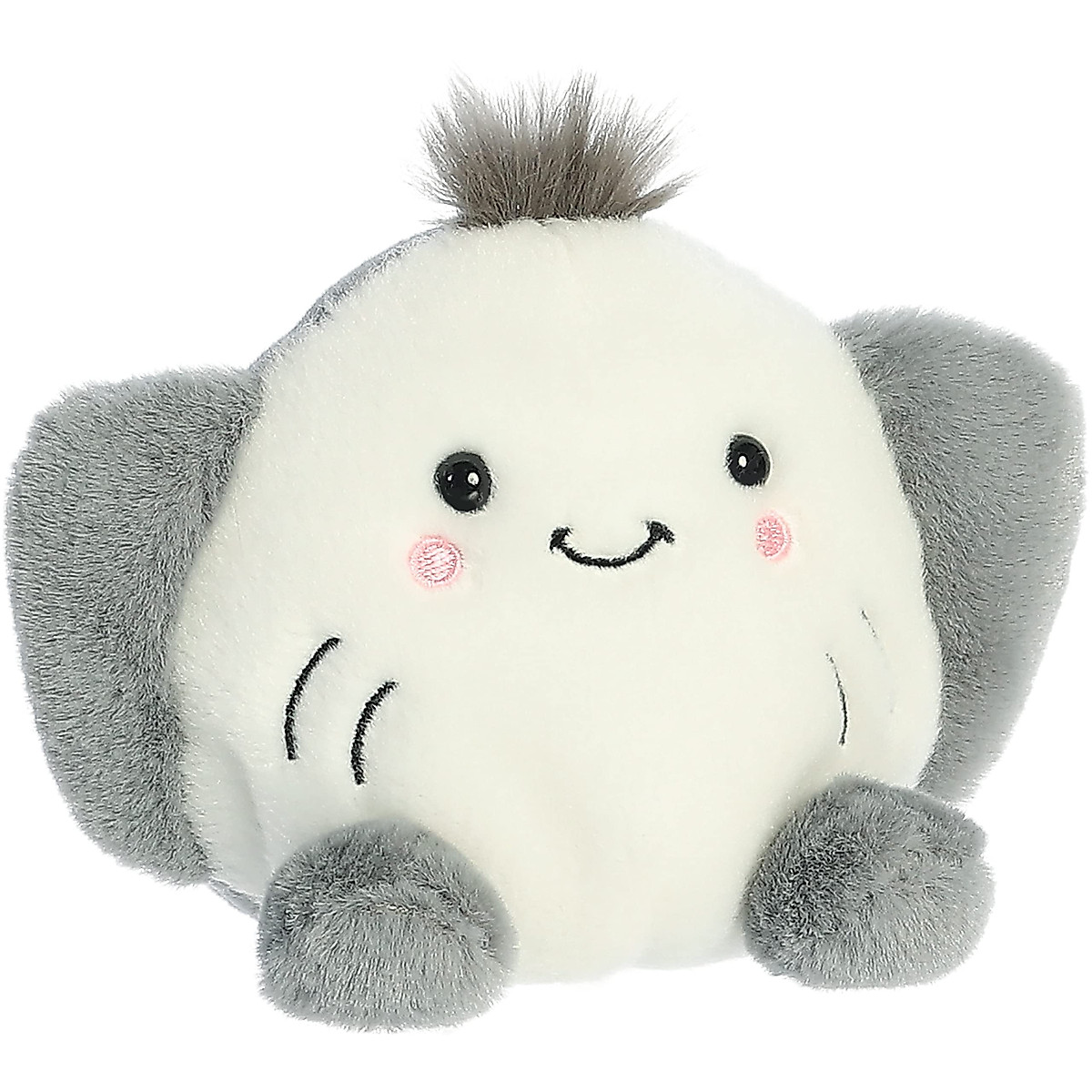 Aurora® Adorable Palm Pals™ Flapjack Stingray™ Stuffed Animal - Pocket-Sized Play - Collectable Fun - White 5 Inches