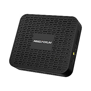 Mini PC GK41 Mini Desktop Computers 8GB DDR4 128GB SSD Intel Celeron J4125 Processor Dual LAN Mini PC, Digital Mic, Business Small PC 4K HDMI/DisplayPort HTPC, Dual Band Wi-Fi Micro PC