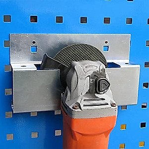 VIGAN Angle Grinder Frame Holder Tools Hanging Shelf Wall-Mounted Hook Toolbox Storage Rack Organizer Angle Grinder Toolbox Rack