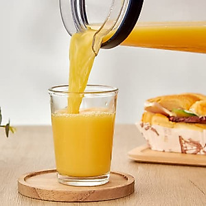 SOUL ONE 5 oz Heavy Based Drinking Glasses, Kids Small Drink Glassware for Orange Juice, Water, Milk, Coffee, Classic Thick Drinkware Glass Cup