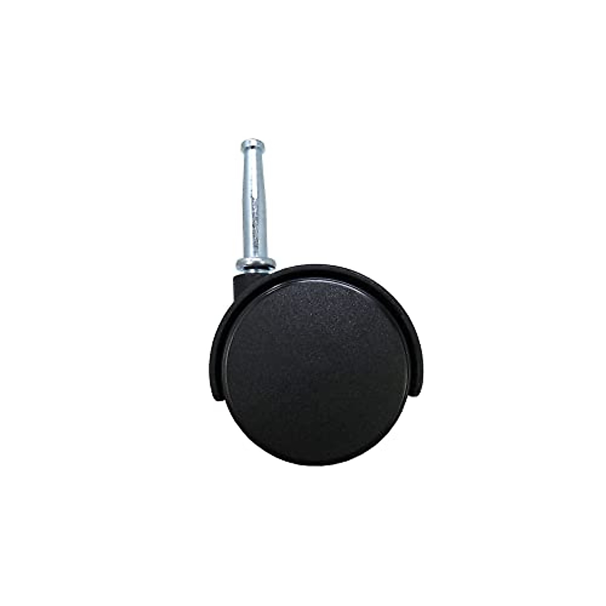 Shepherd Hardware 9418 2-Inch Office Chair Caster, Twin Wheel, 5/16-Inch Stem Diameter, 75-lb Load Capacity, 2-Pack, Black