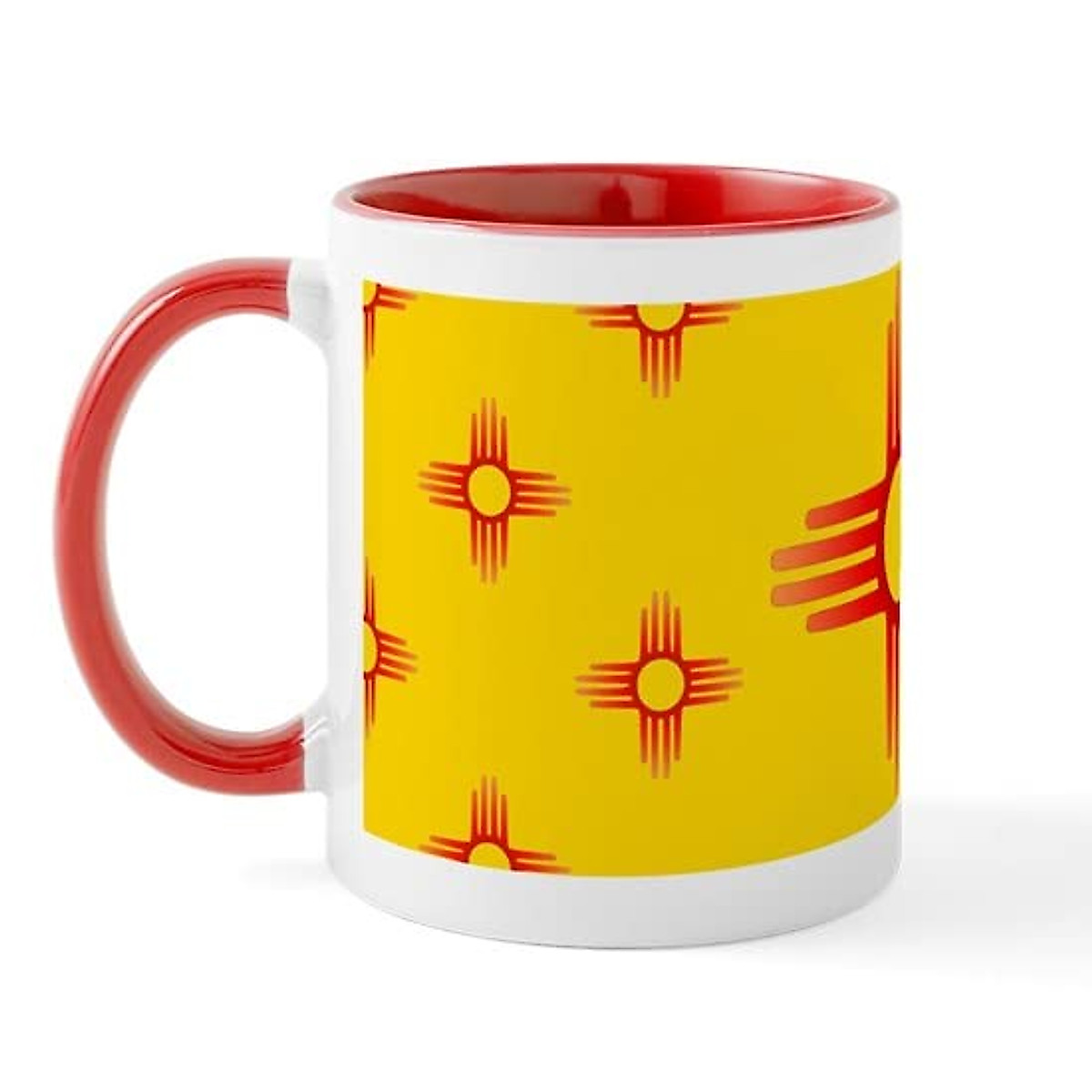 CafePress Zia Sun Symbol Mug Ceramic Coffee Mug, Tea Cup 11 oz
