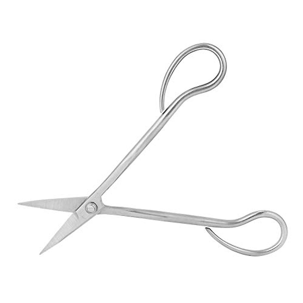 A sixx Stainless Steel Scissors,Bonsai Scissors Bonsai Shear Long Handle Scissors 185mm Japanese Bonsai Garden Tool Starter Kit Tian Bonsai Tools