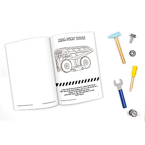 The Little Engineer Coloring Book - Construction Trucks: Fun and Educational Construction Truck Coloring Book for Preschool and Elementary Children