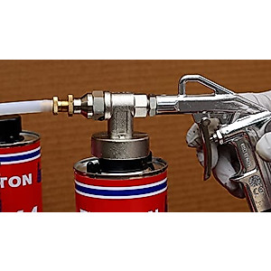 Tekton44 Undercoating for Trucks, Black Sprayable Auto Undercoating (5 Liter Cans + 1 Spray Gun + 1 Spray Wand), 5 Cans + 1 Spray Gun + 1 Wand