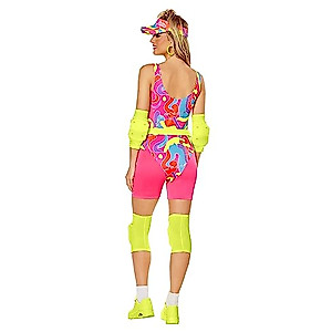 Spirit Halloween Barbie the Movie Adult Skating Barbie Costume - L | Officially Licensed | Mattel | Skating Outfit