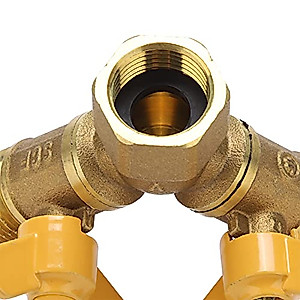 Garden Hose Splitter, G1/2 Inch Faucet Splitter, Washing Machine Water Splitter, Garden Irrigation Tap Adaptor