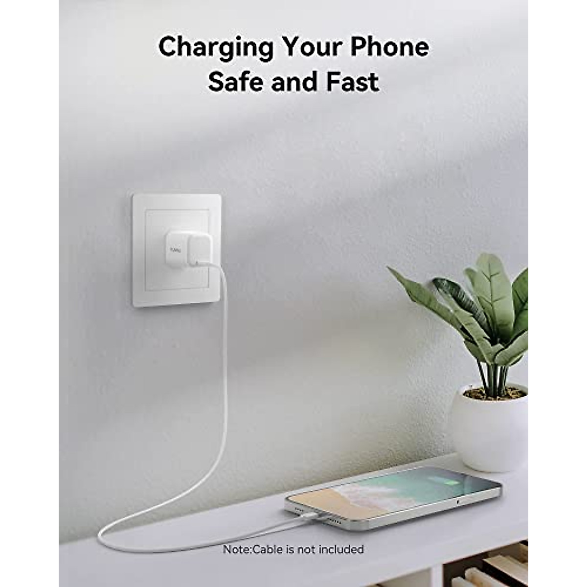 TUNNU 30W USB C Charger Mini GaN PD Fast Charging Block - PPS 33W Wall Power Adapter for Type C Smartphone Tablet - Compatible with Apple iPhone 13/12/Pro iPad Samsung Google Pixel MacBook Air