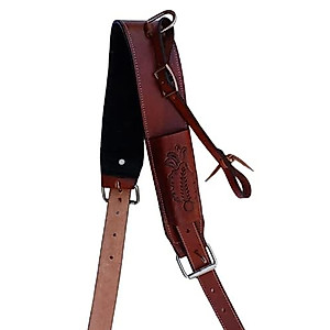 Horse Western Leather Complete Flank Cinch Set Rear Flank Back Cinch Girth Saddle Billets TACK Horse Cinches