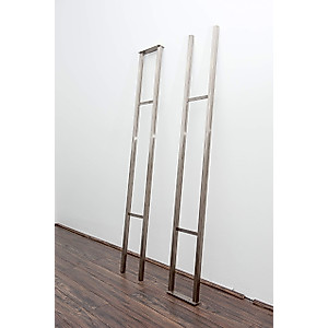 VintageView Wall Series Frame - Up to 162 Bottle Floating Wine Rack - Stylish Modern Wine Storage with Label Forward Design (Brushed Nickel, 10')