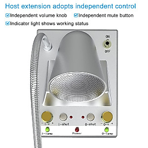 Retekess TW105 Intercom System for Buiness,Two Way Intercom,Anti Interference,Loud Sound,for Office,Shop,Restaurant（2 Pack）