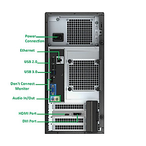 Dell OptiPlex 7020 Tower Computer Desktop PC, Intel Core i5 Processor, | 8GB Ram & 500GB Hard Drive | HDMI, NVIDIA GeForce GT 1030 2GB, WiFi/Bluetooth, Windows 10 (Renewed)
