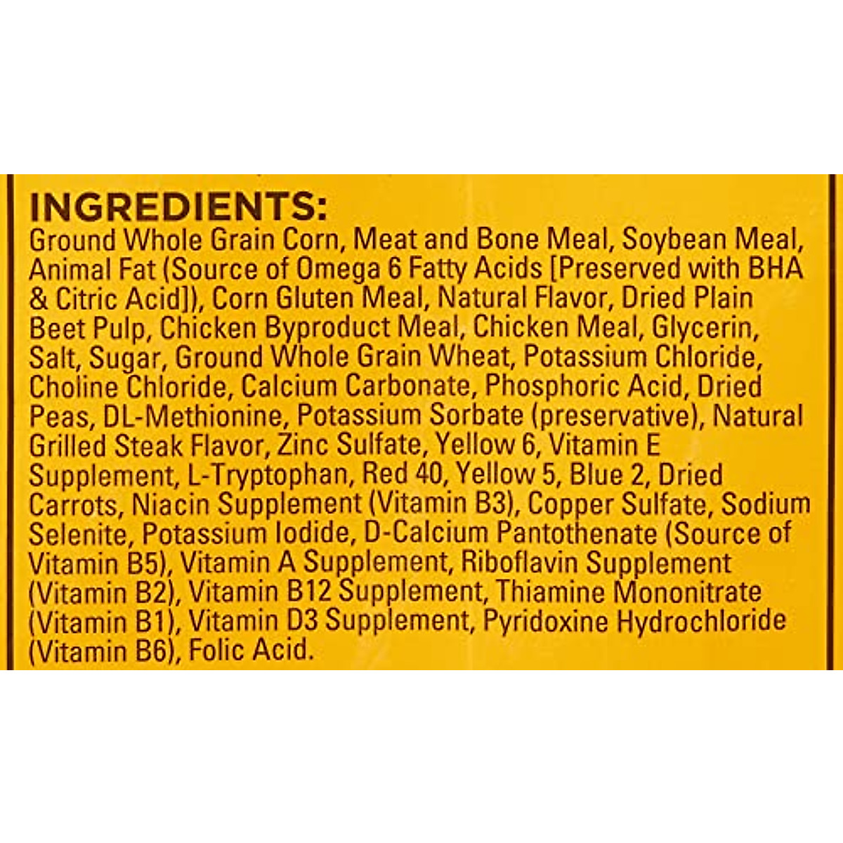 Pedigree with Tender Bites Complete Nutrition Adult Dry Dog Food, Chicken & Steak Flavor, 14 lb. Bag