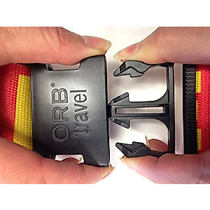 ORB Travel Premium Designer Luggage Strap -LS303-Multi-Colour-Honeycomb