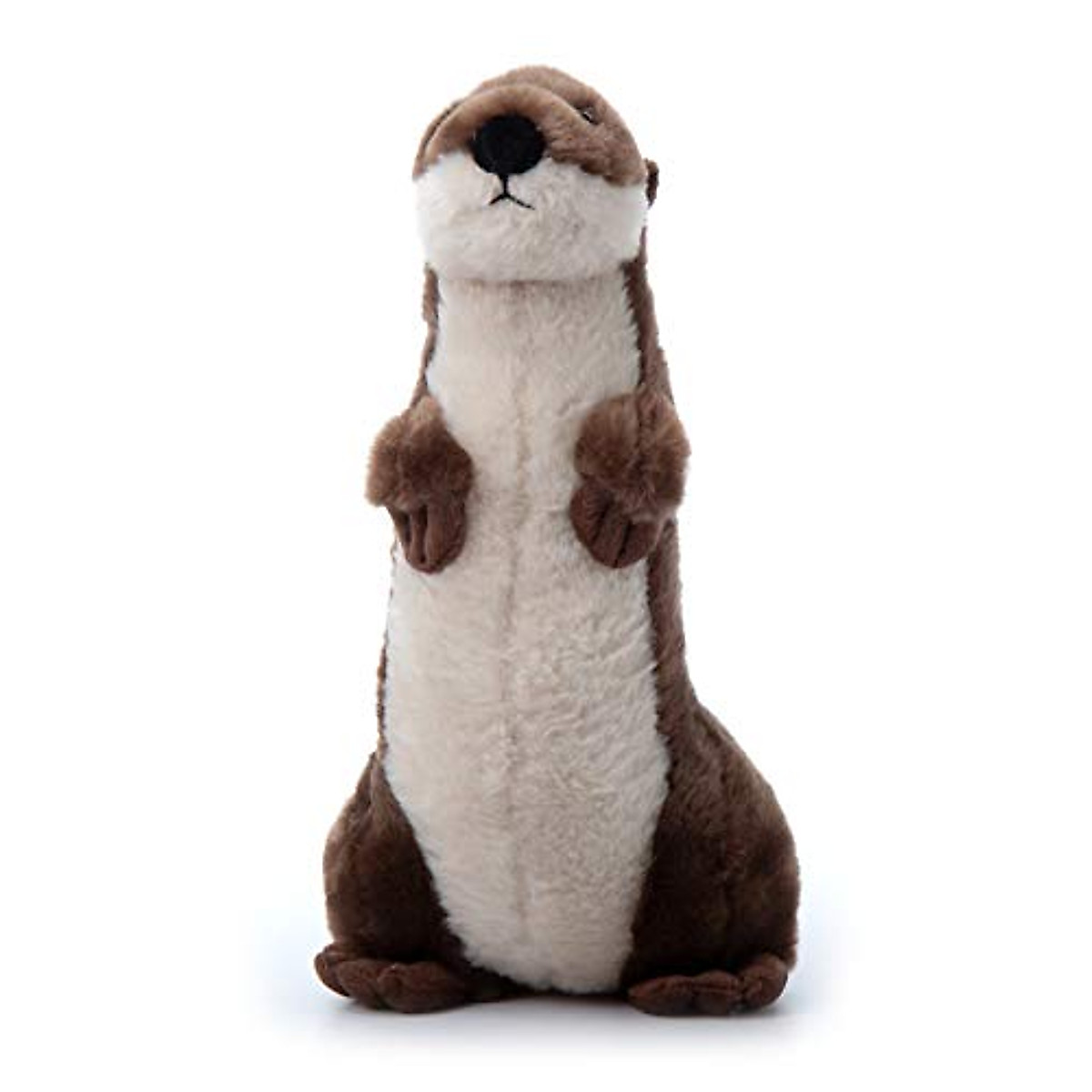The Petting Zoo River Otter Stuffed Animal Standing, Gifts for Kids, Wild Onez Zoo Animals, River Otter Plush Toy Standing 14 inches