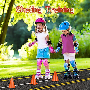 JUPOZOP 39 Pcs Racing Car Party Decorations&Supplies with 12 mini Traffic Cones, 24 Checkered Flags on Sticks, 2 Sets Chequered Pennant