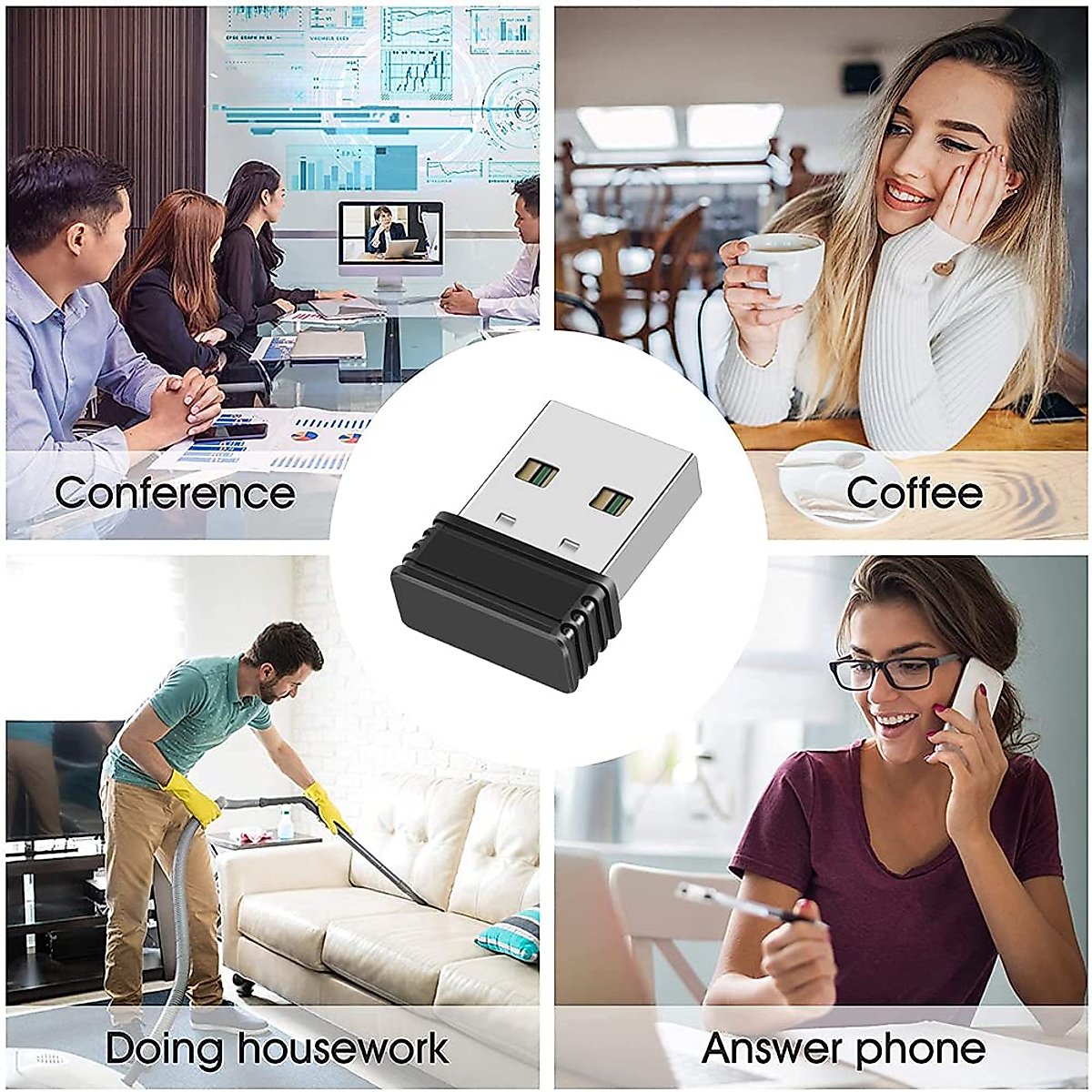 AUEDROT Mouse Jiggler Undetectable USB Mouse Mover NO Software Required for Computer, Automatic Mini Mouse Shaker Driver-Free Mouse Movement Simulator Keep Computer/Laptop Awake, Plug & Play (1 PCS)