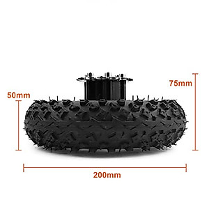 L-faster 350W Dual Motor Chain Drive Electric Cart Kit Easy Carry 300kg 8 Inch Air Wheel for DIY Electrical Pull Barrow Trolley 600lbs with Reverse (36V350W Max 6kph)