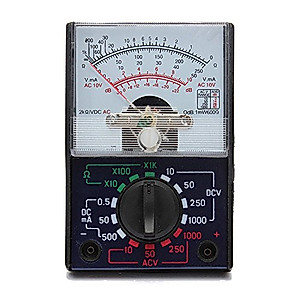 ChgImposs Analog Multimeter Electric AC/DC Current OHM Decibels Voltage Voltmeter Ammeter with Test Leads