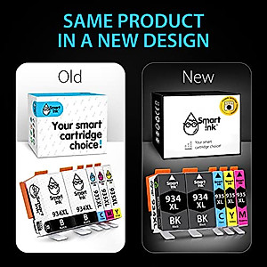 Smart Ink Compatible Ink Cartridge Replacement for HP 934 XL 935 935XL 934XL for Officejet Pro 6230 6830 6835 Officejet 6220 6812 6815 6820 (2BK & C/M/Y 5 Pack Combo)