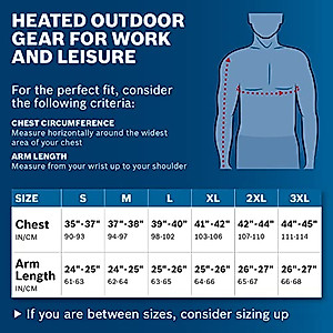 BOSCH GHH12V-20MN12 12V Max Heated Hoodie Kit with Portable Power Adapter - Size Medium