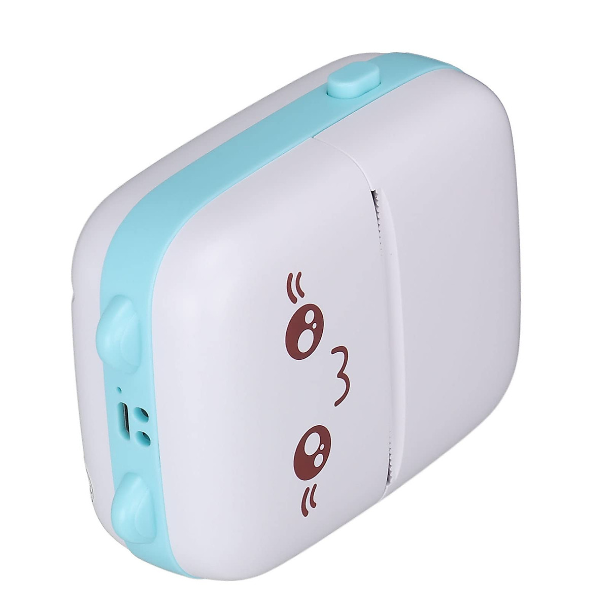 Luqeeg Inkless Label Printer, Portable Mini Thermal Printer with 200DPI High Hesolution, Bluetooth Label Printer for Shipping Packages, Sticker Maker Machine for Work Plans, Notes, Memos(Blue)