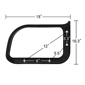 Home Office Study Gaming Chair Loop Arm Kits Replacement Rounded Style Right and Left