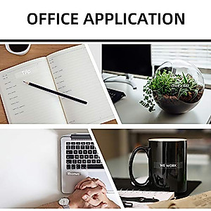 White on Clear TZe Compatile with Brother P Touch Label Tape TZe-135 TZe135 Tz Tape 12mm 0.47 Laminated Clear for PT-D210 D220 D200 H110 D400 Label Maker