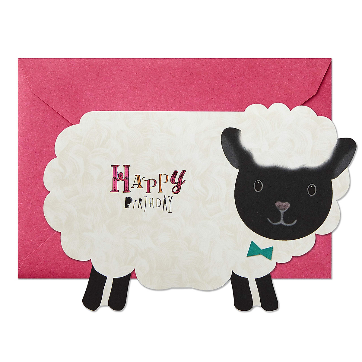 Hallmark Pop Up Birthday Card (3D Honeycomb Sheep), 599RZQ1001