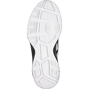 ASICS Kid's Upcourt 3 Grade School Volleyball Shoes, 1.5, White/Black